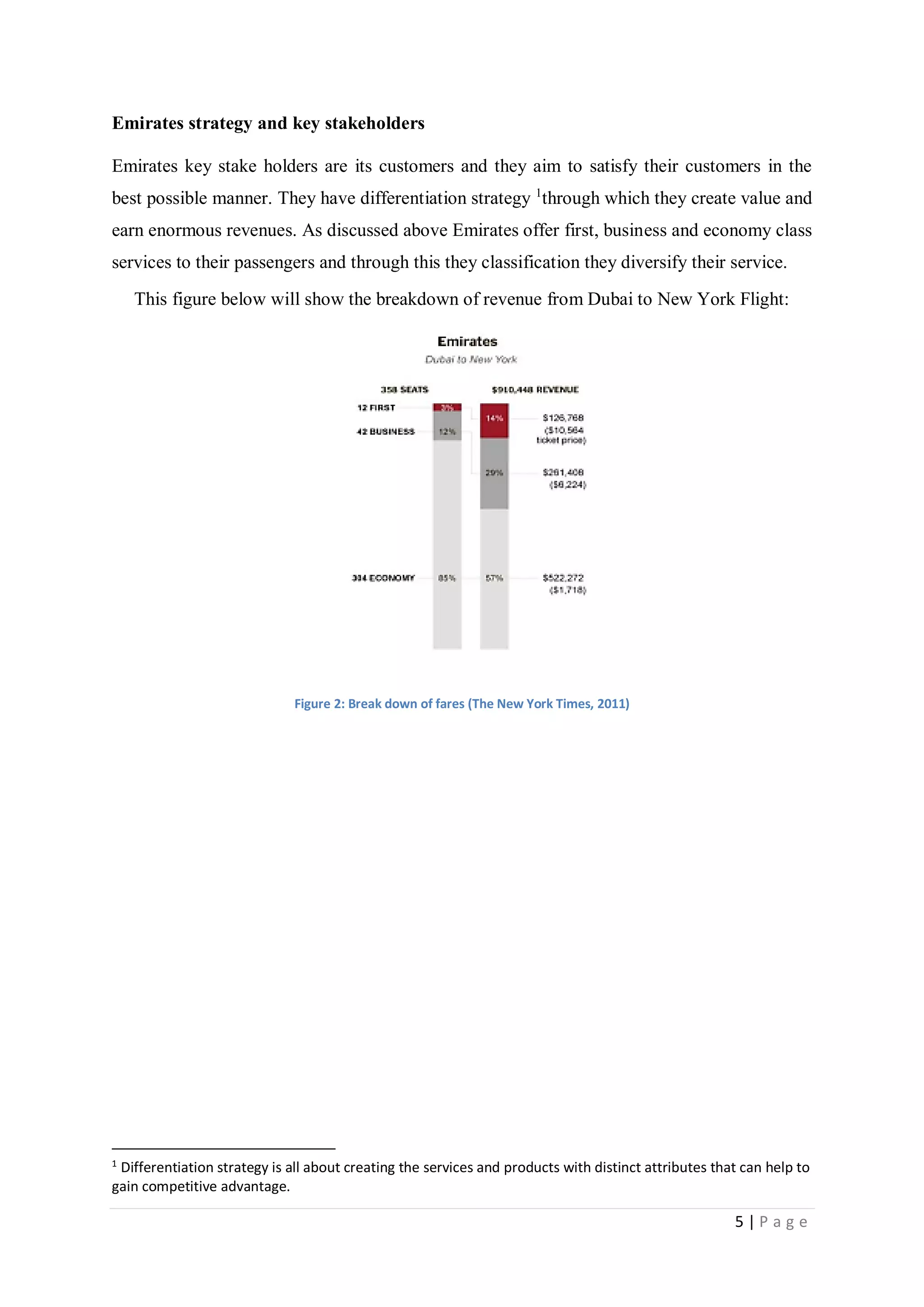 Emirates Airline: Strategic Management Report | PDF
