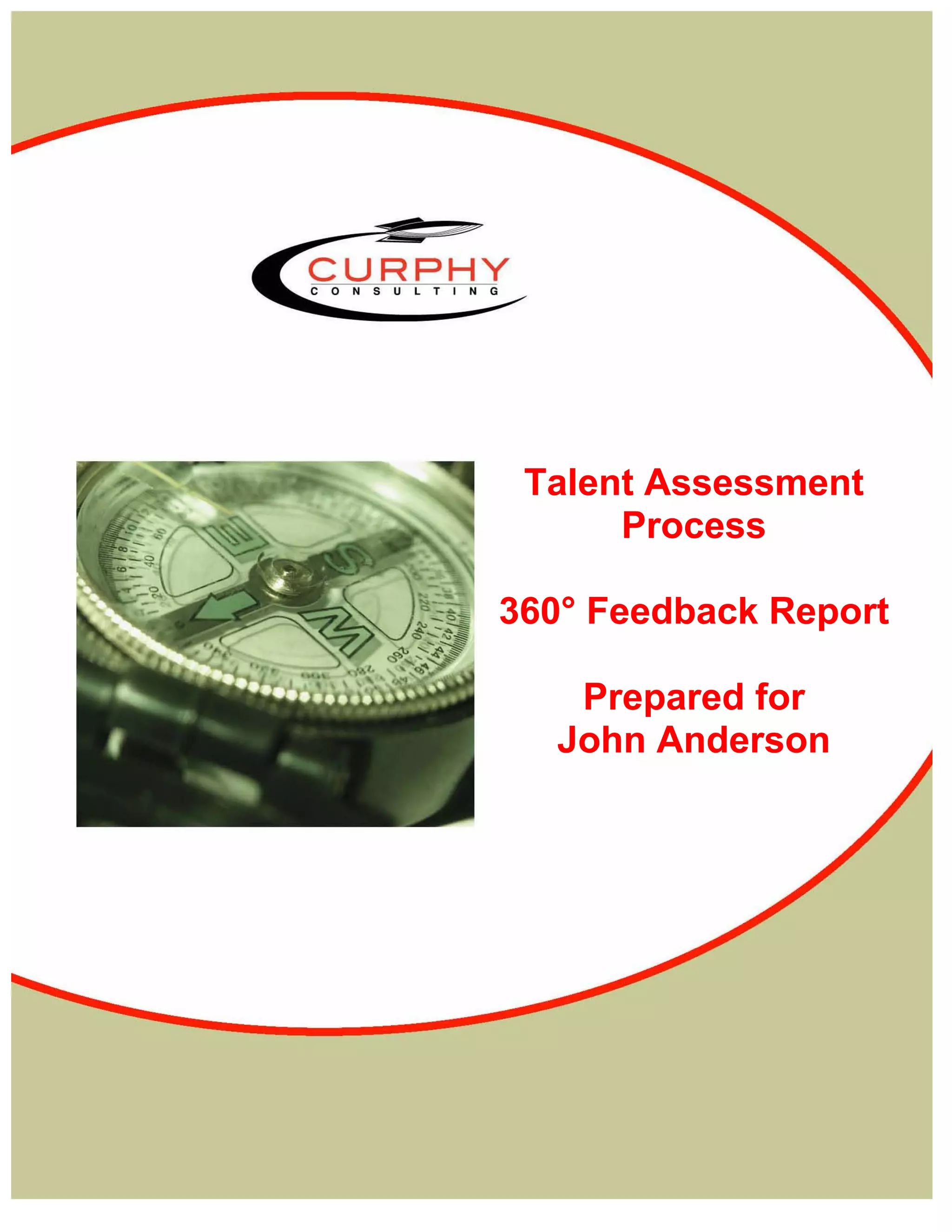 Sample 360 Feedback Report, Gordon Curphy, PhD | PDF