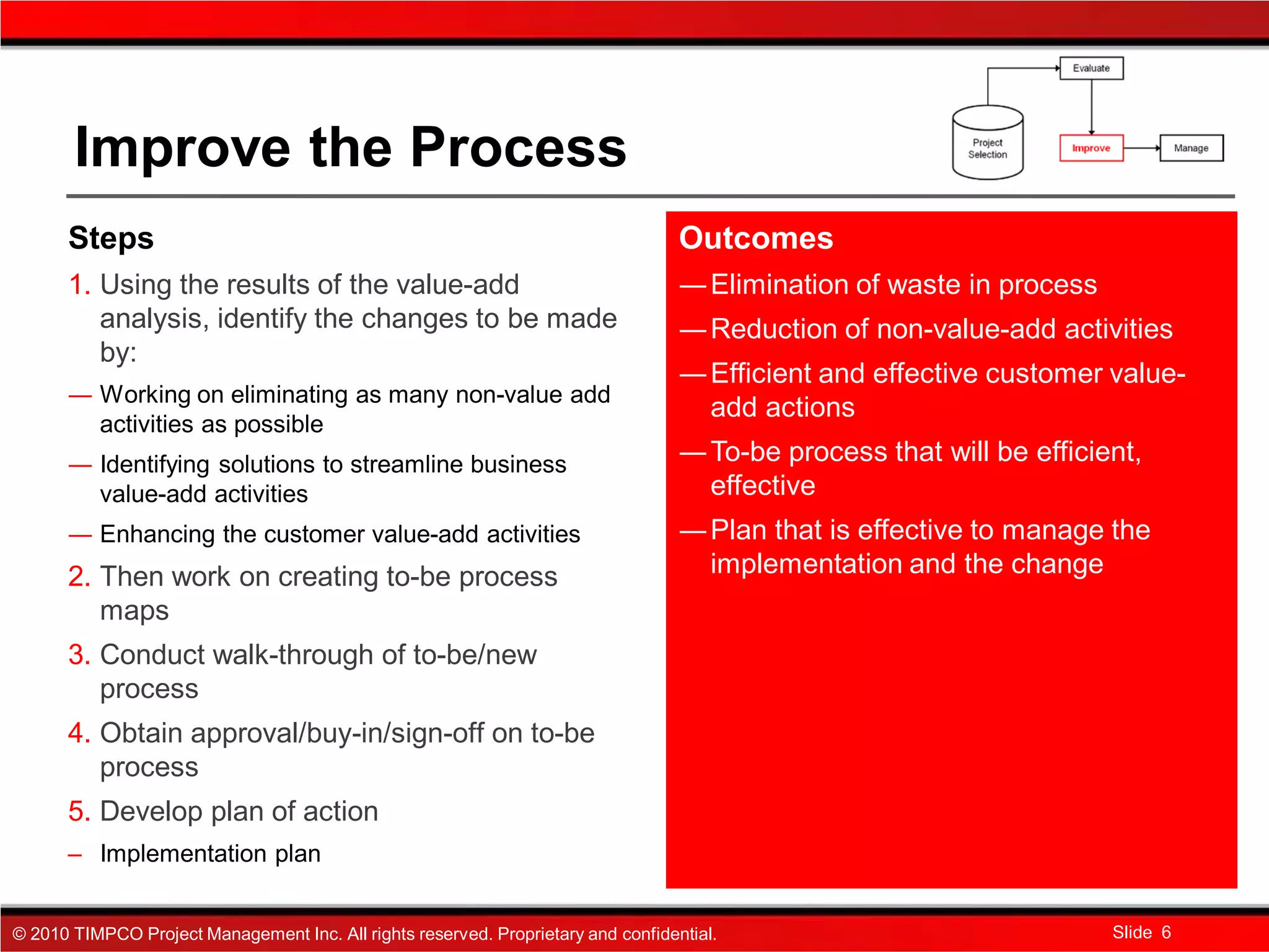 Process Improvement Framework | PDF