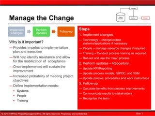 Process Improvement Framework | PDF
