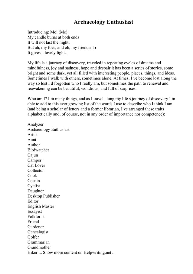 Sample 5 Paragraph Essay. The Merest Idea: Essay Section | PDF