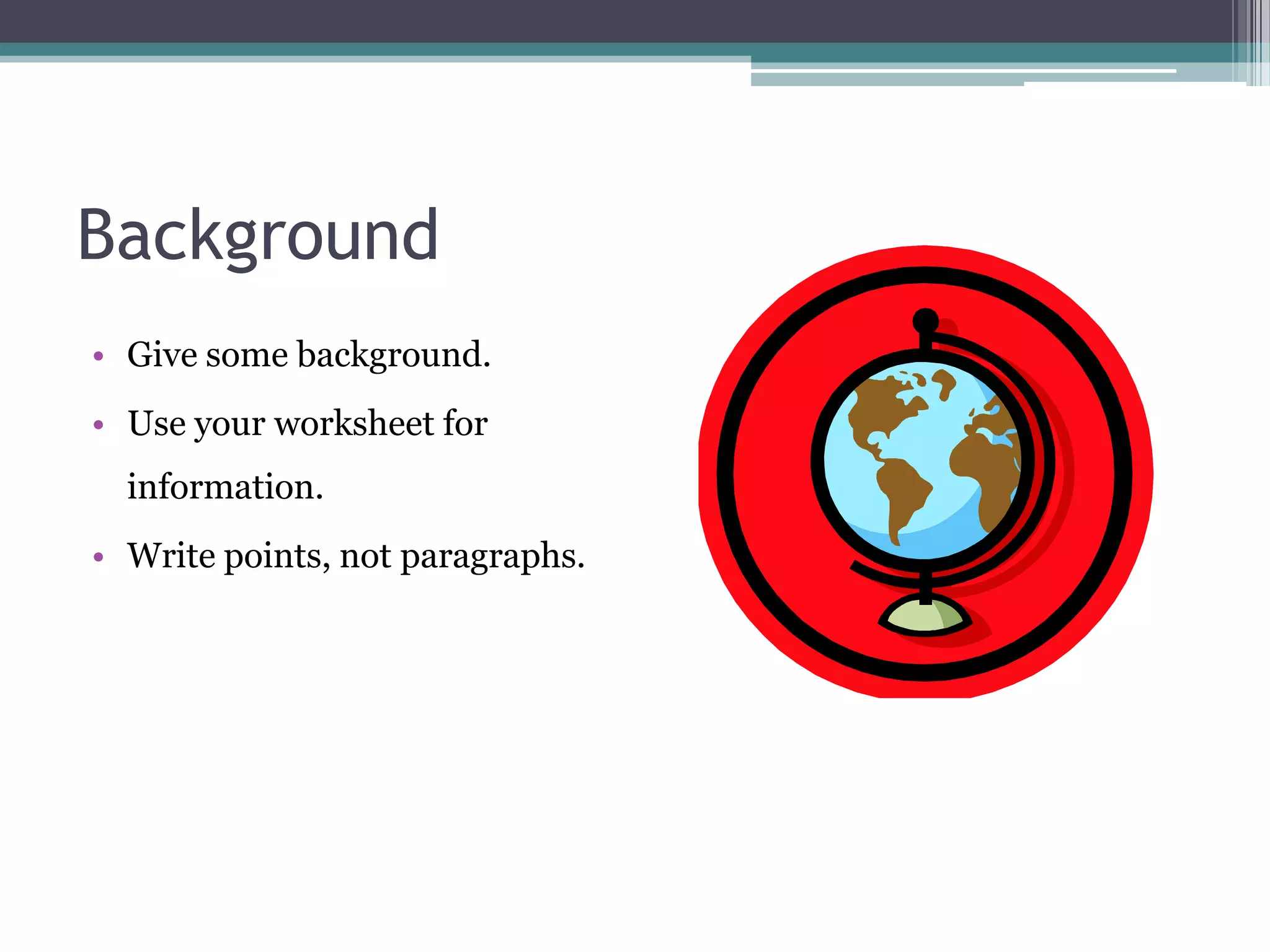 Sample 6th grade presentation | PPTX