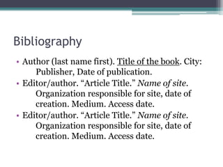 Sample 6th grade presentation | PPTX