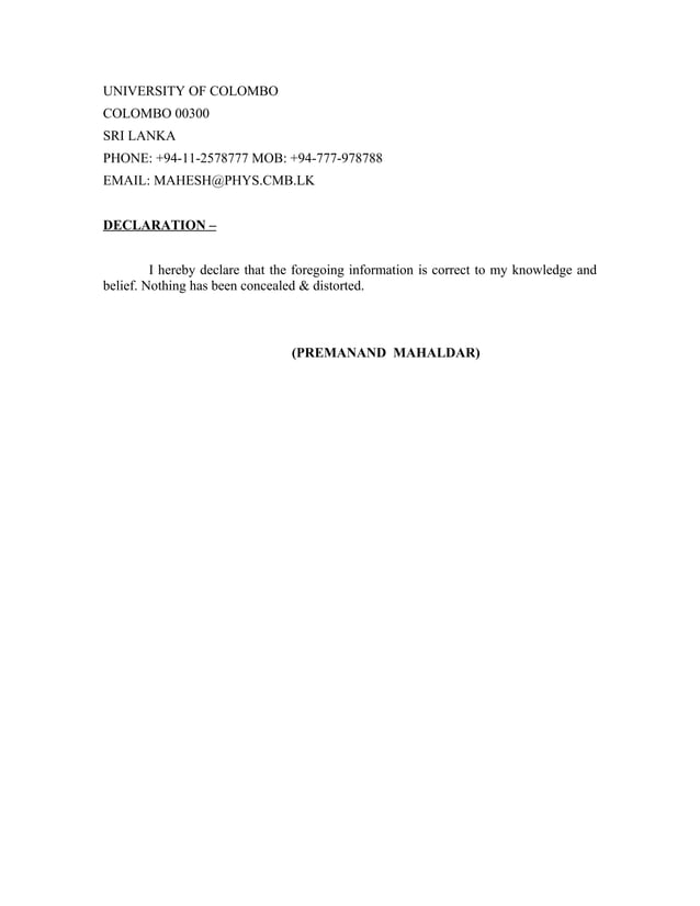 Sample Resume Slideshare | DOC | Computer Software and Applications | Computing