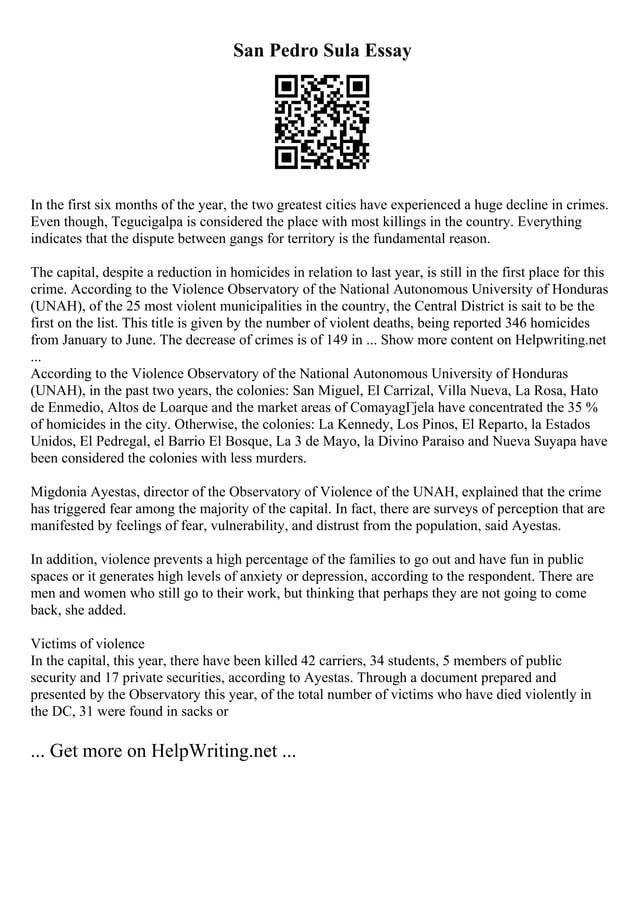 Sample Academic Essay 2000 Words | PDF