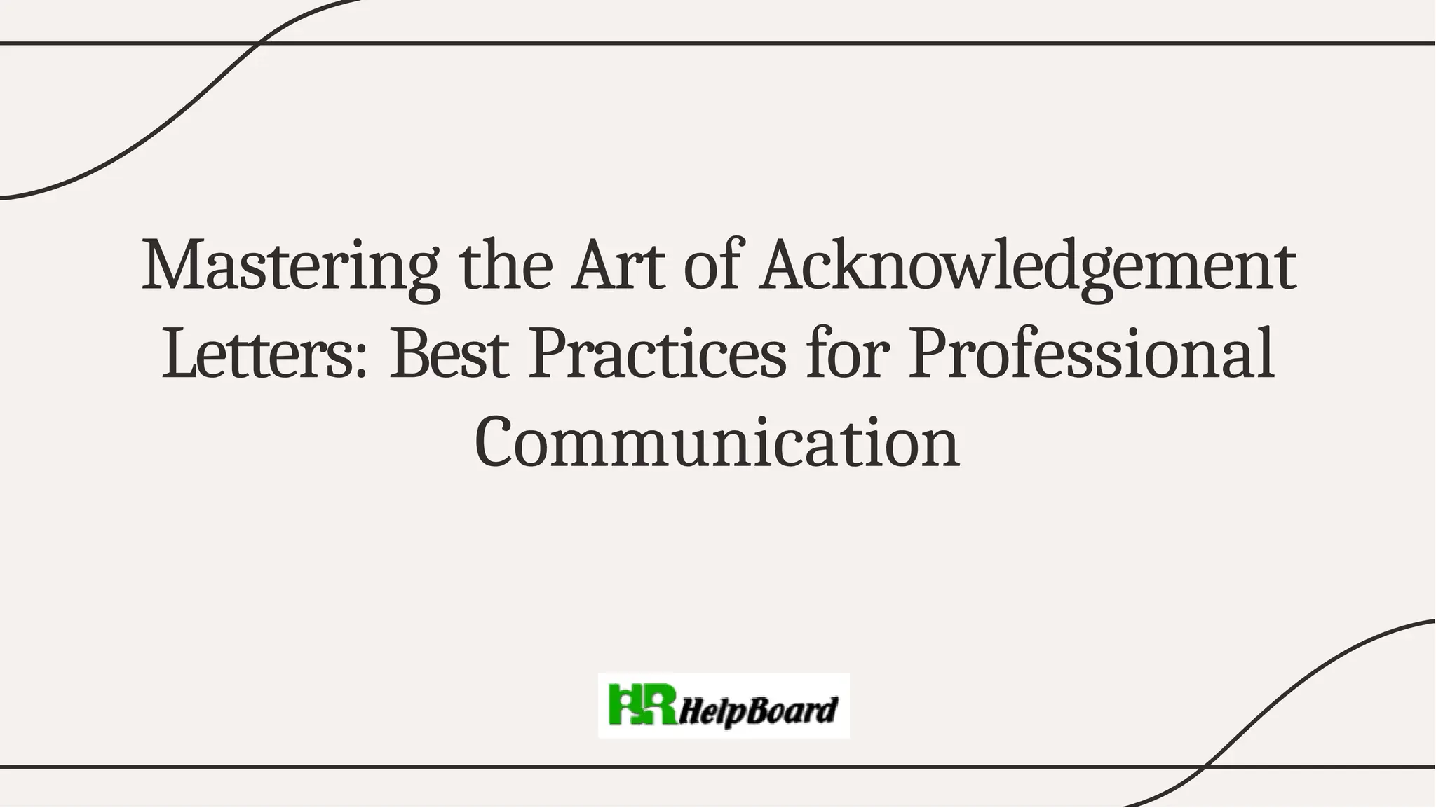 Sample Acknowledgement, Acknowledgement Letter | PPTX