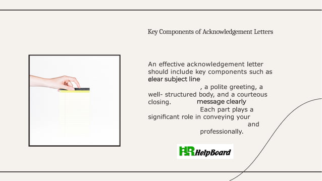Sample Acknowledgement, Acknowledgement Letter | PPT