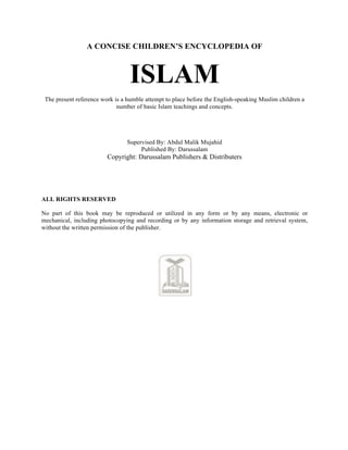 A Concise Children`s Encyclopedia of Islam | PDF