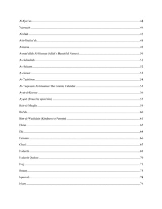 A Concise Children`s Encyclopedia of Islam | PDF