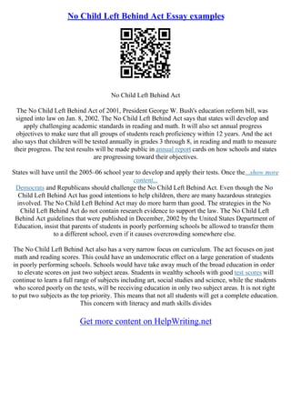 Sample Act Essay | PDF