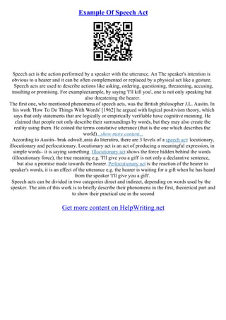 Sample Act Essay | PDF