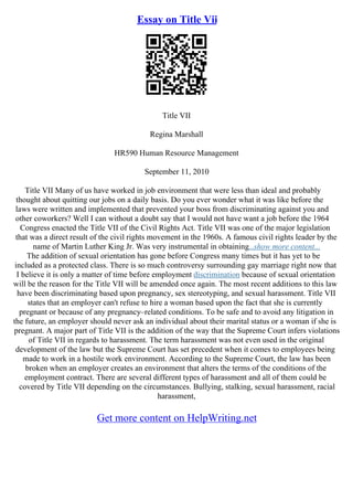 Sample Act Essay | PDF