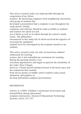 Sample Action Research Report 1 Effect of Technol.docx