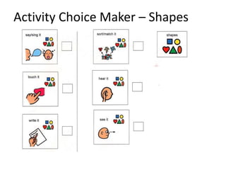 Sample activity choice maker | PPTX