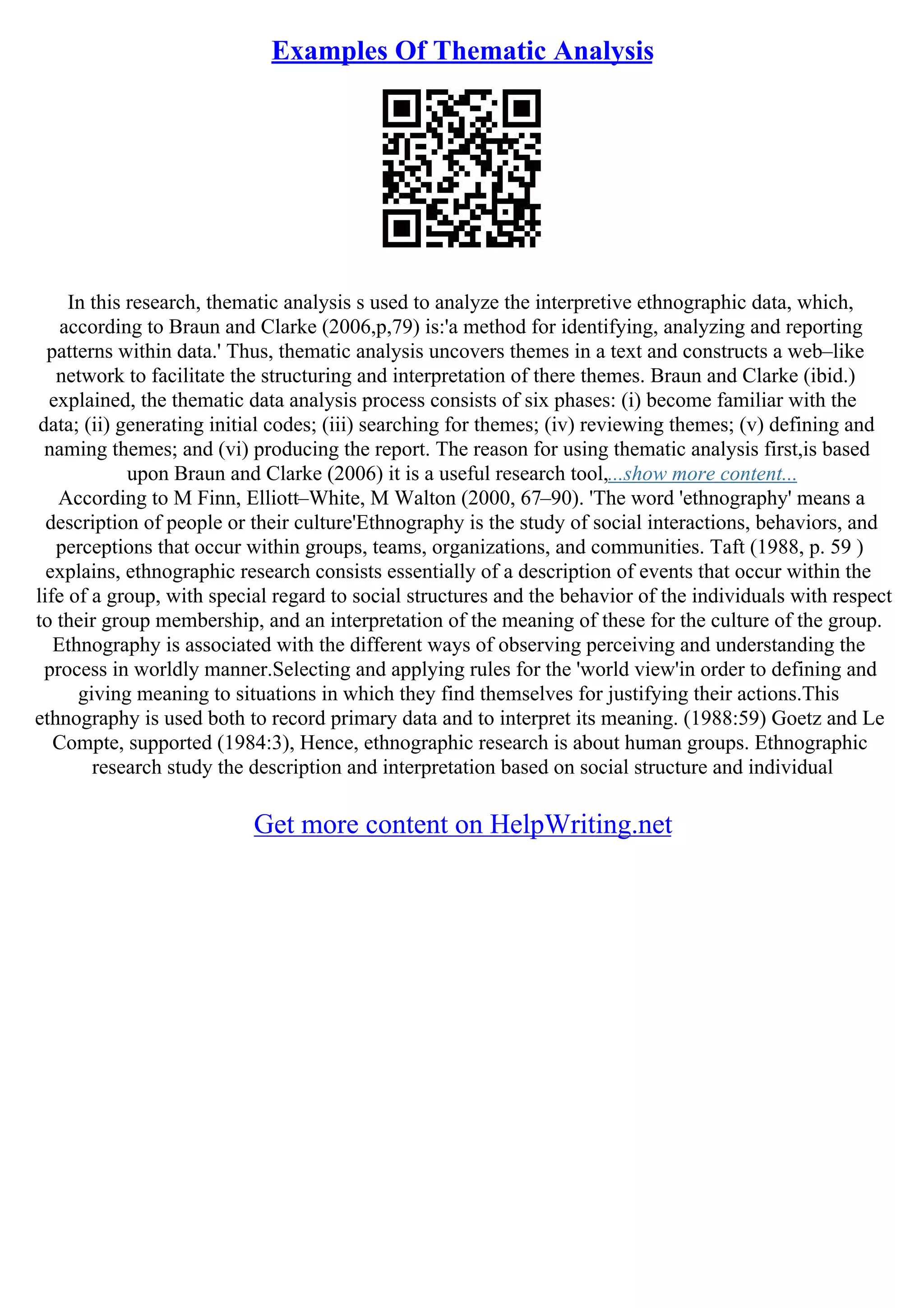 Sample Analysis Essay | PDF