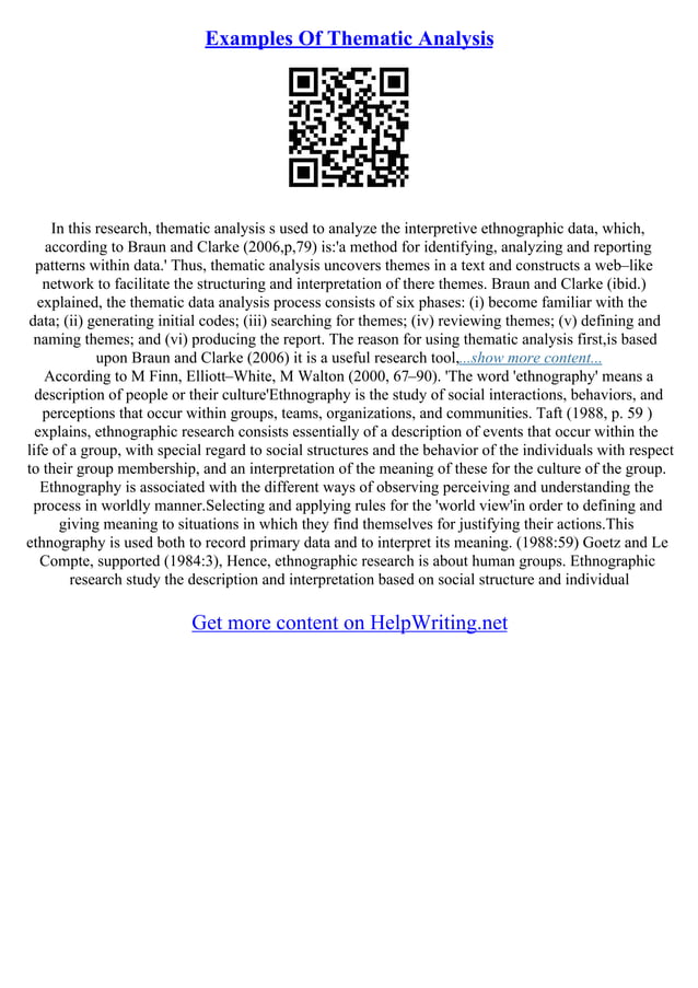 Sample Analysis Essay | PDF