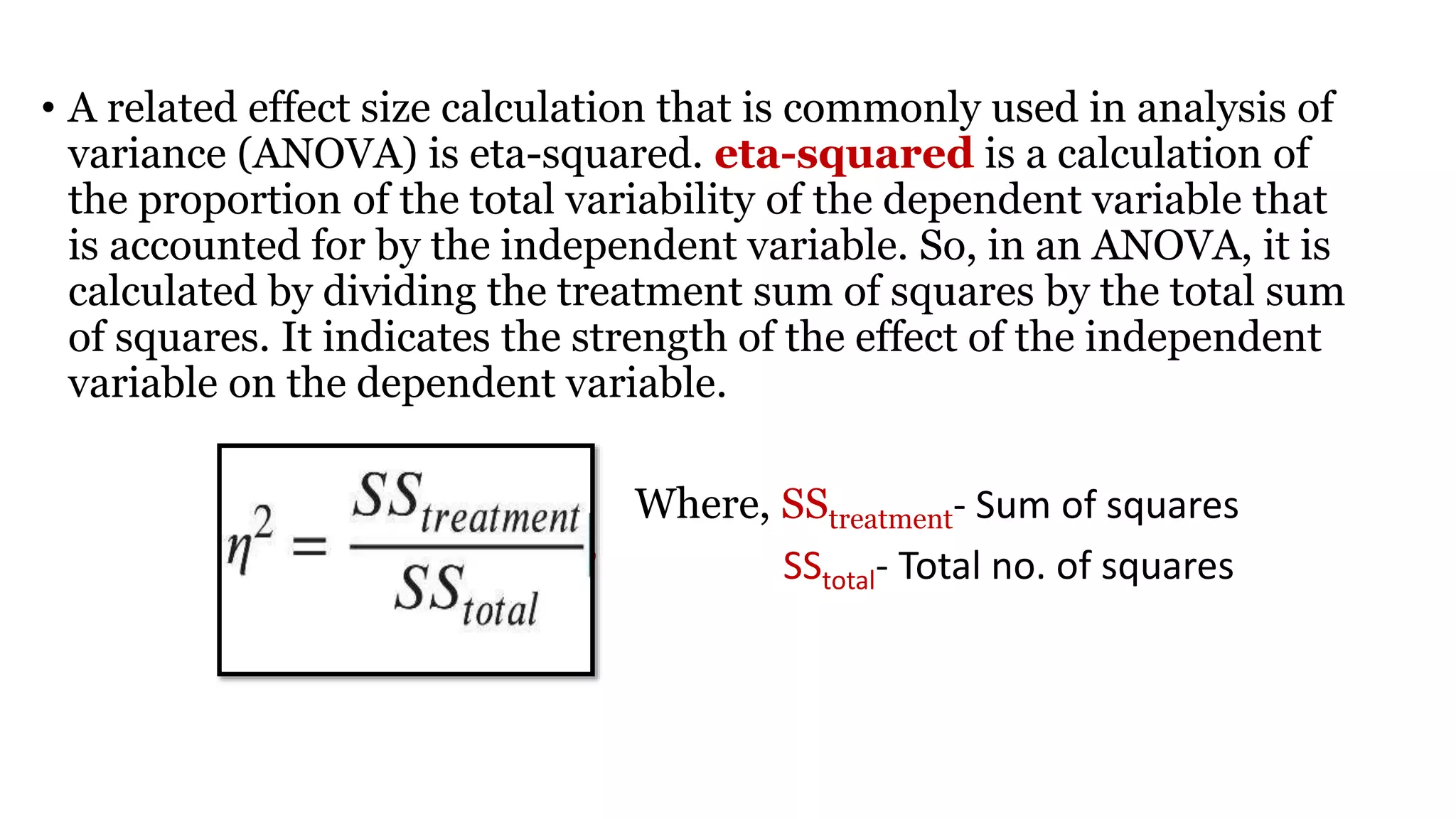 Sample and effect size | PPTX