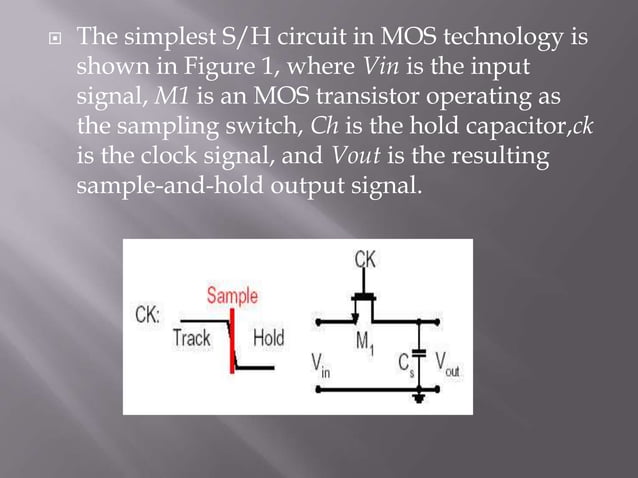 Sample and hold circuit | PPTX | Consumer Electronics | Technology ...