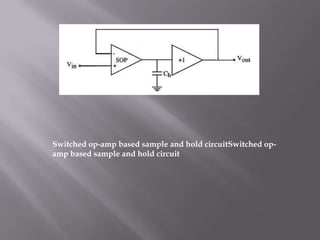 Sample and hold circuit | PPTX
