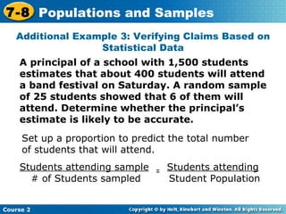 Sample and population | PPT