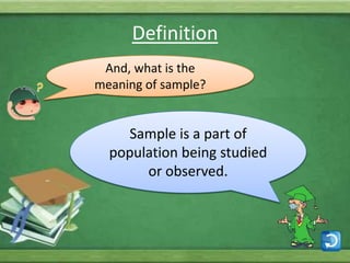 Sample and population | PPTX