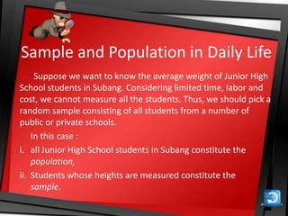 Sample and population | PPTX