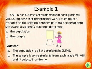 Sample and population | PPTX