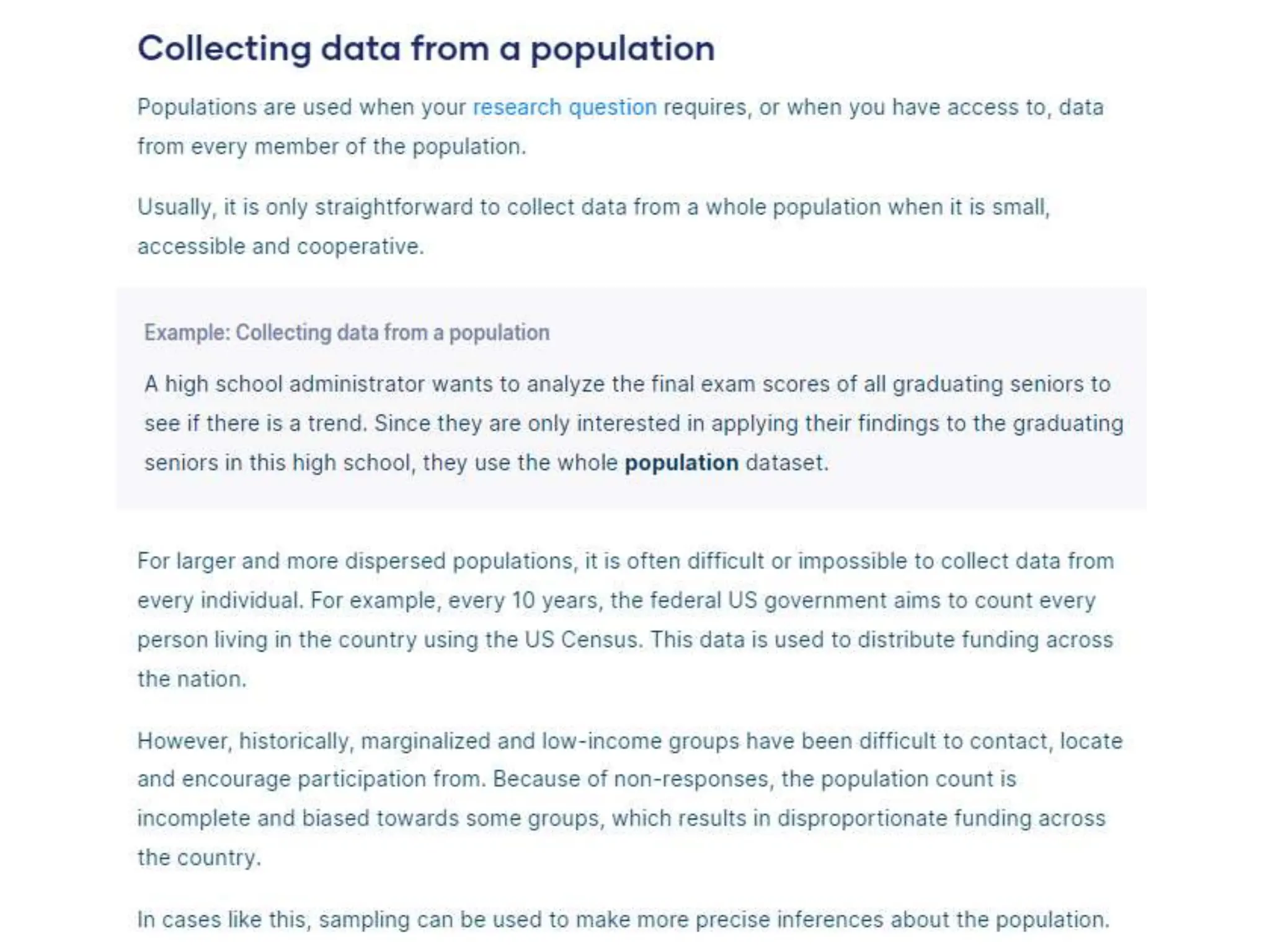 Sample and Population in Research - Meaning, Examples and Types | PPT
