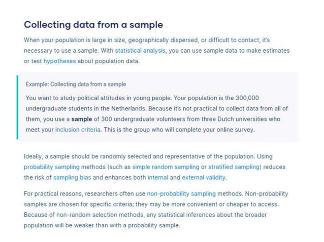 Sample and Population in Research - Meaning, Examples and Types | PPT