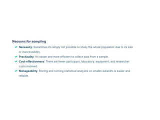 Sample and Population in Research - Meaning, Examples and Types | PPT