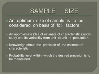 Sample and sample size | PPTX