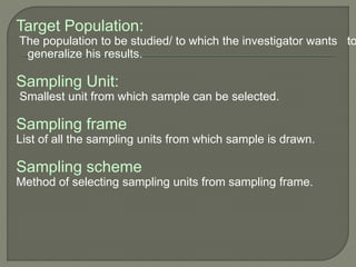 Sample and sample size | PPTX
