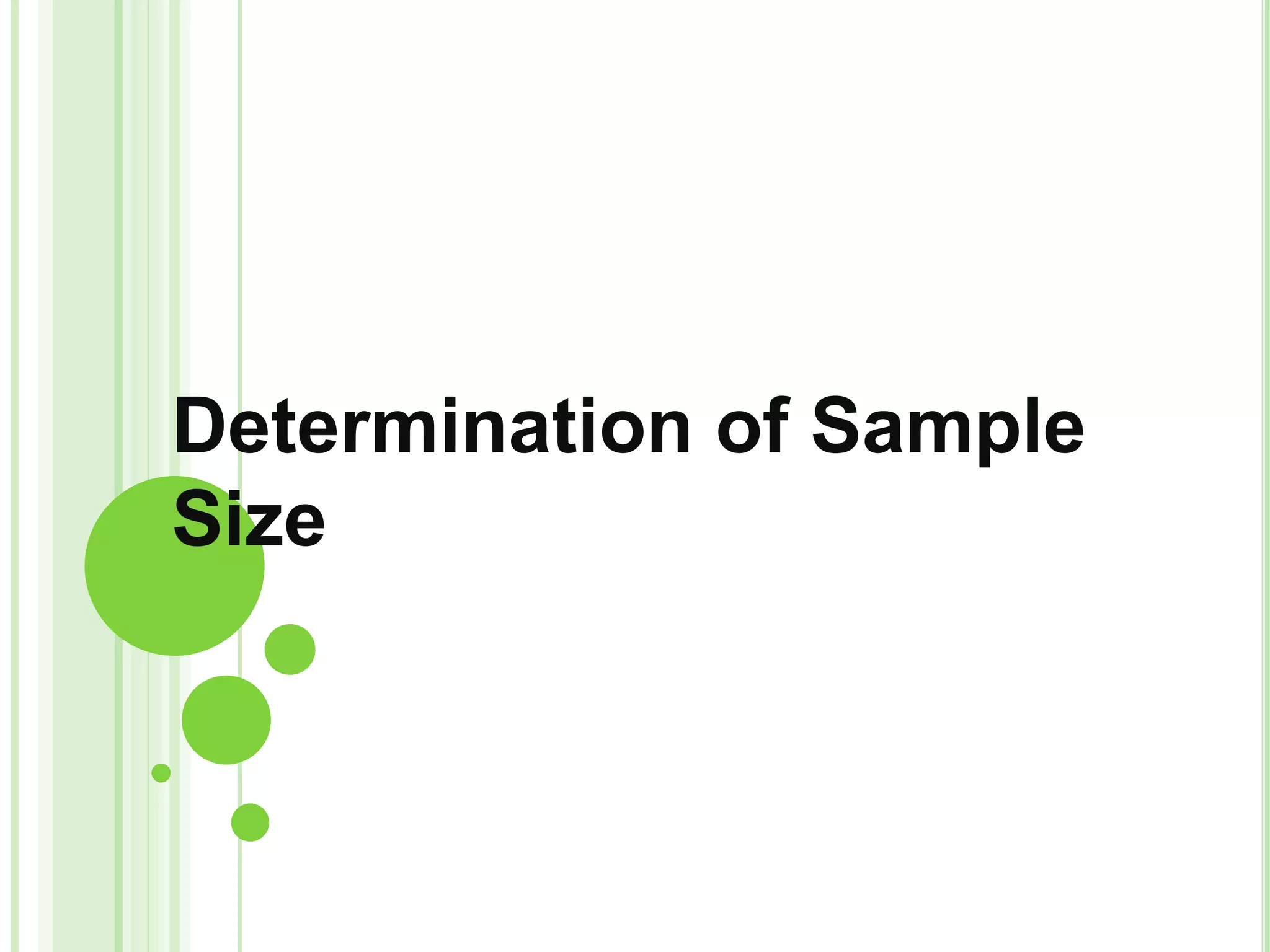 Sample and sample size | PPTX