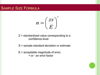 Sample and sample size | PPTX
