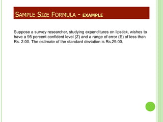 Sample and sample size | PPTX