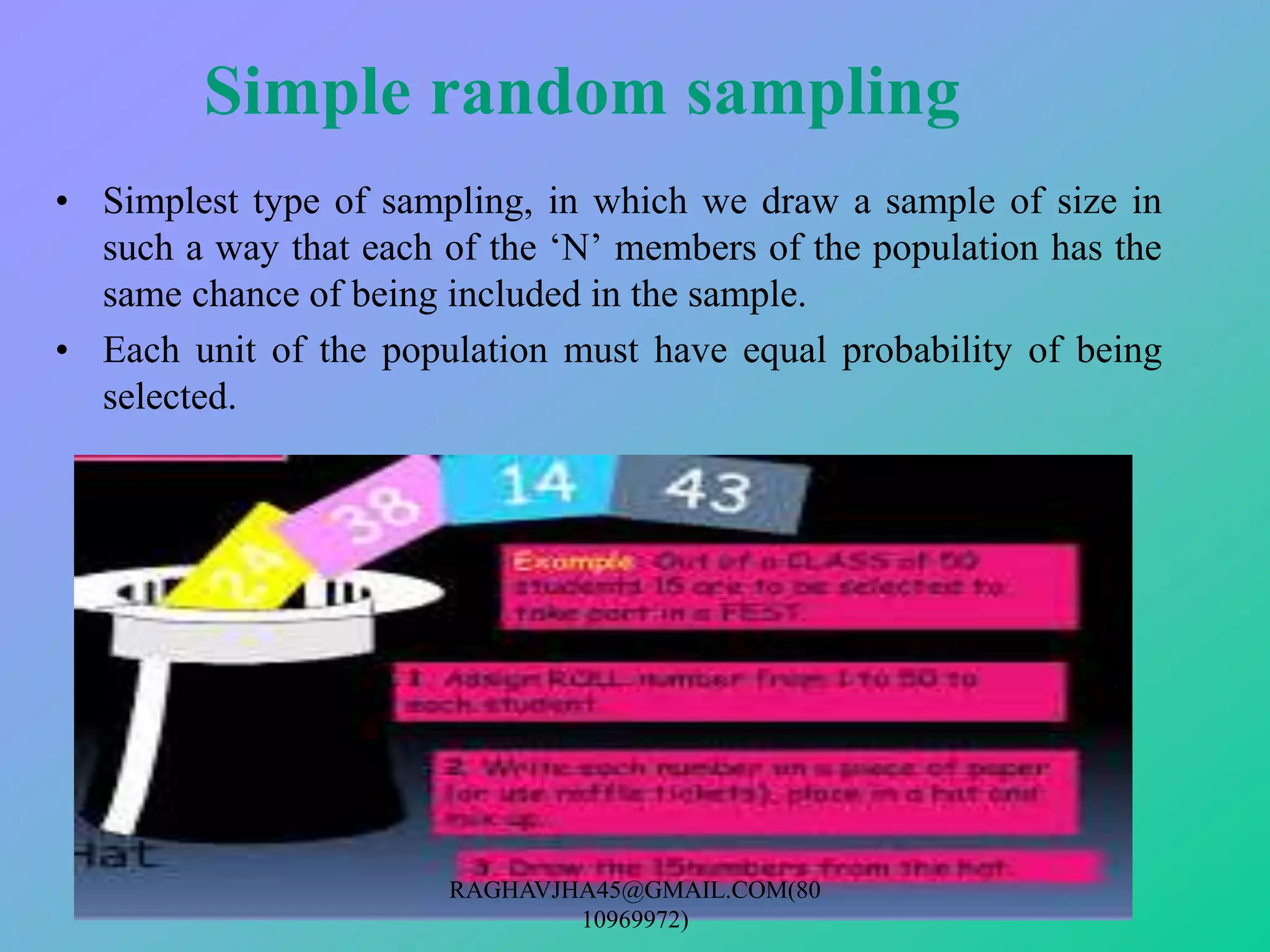 Sample and sampling design | PPT