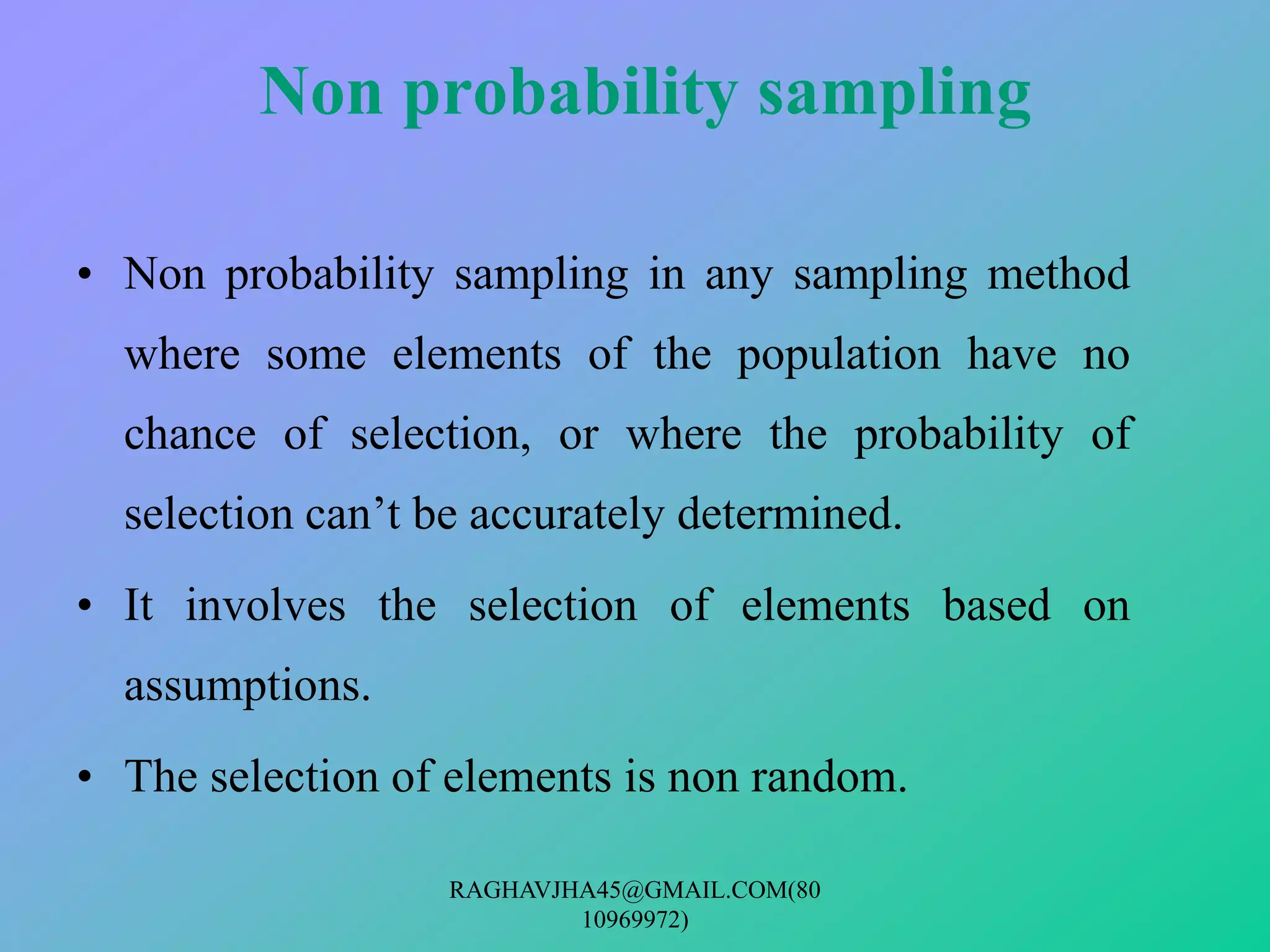 Sample and sampling design | PPT