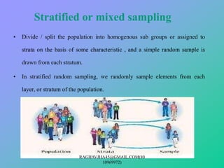 Sample and sampling design | PPT