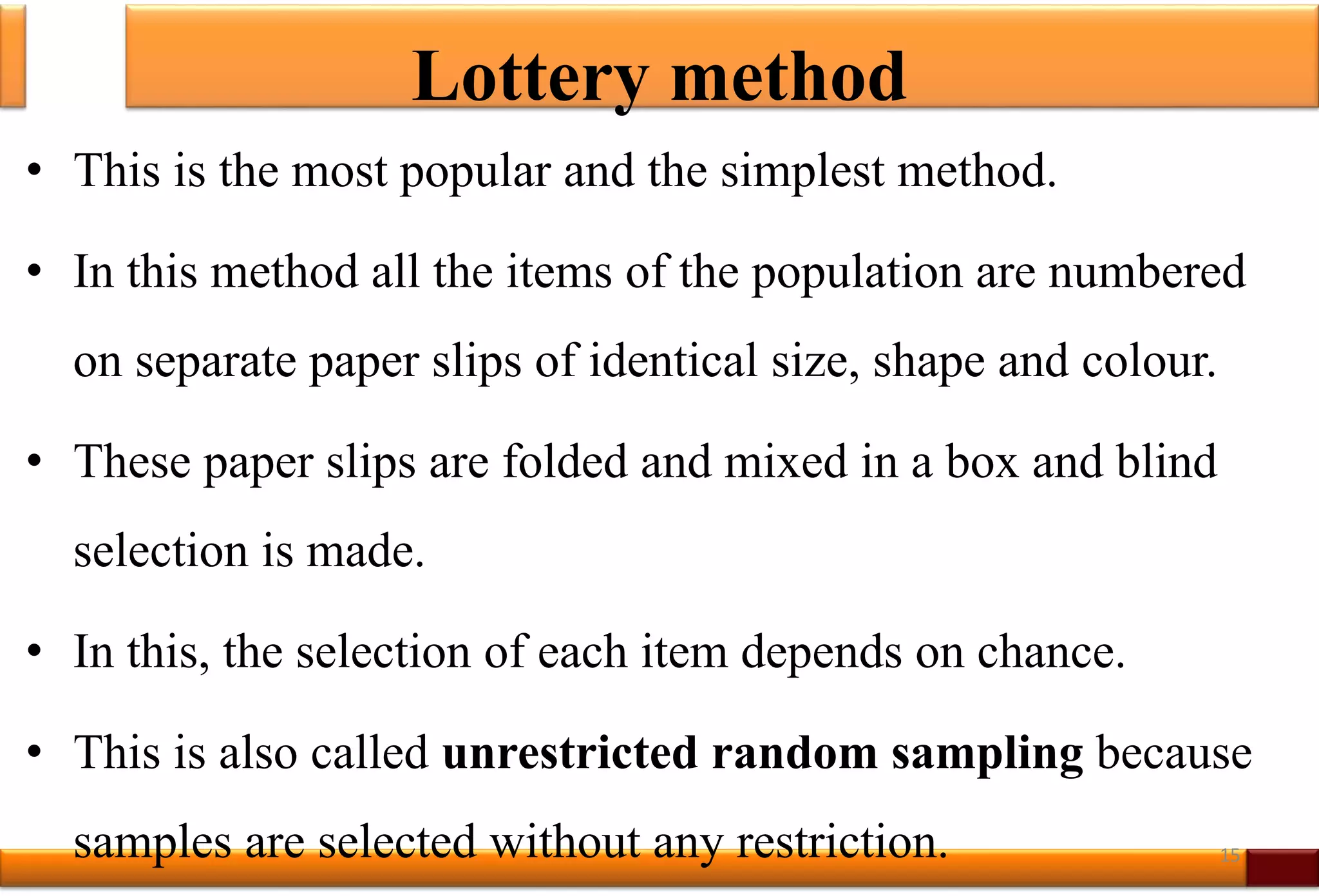 Sample and sampling | PPTX