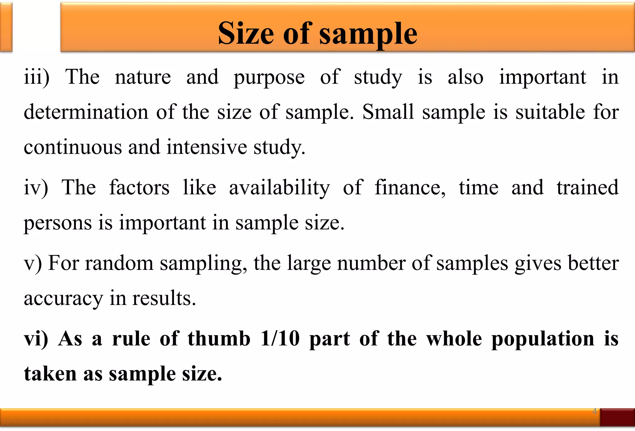 Sample and sampling | PPTX