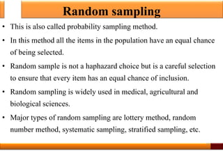 Sample and sampling | PPTX