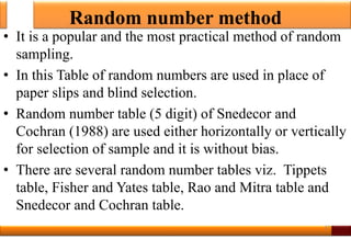 Sample and sampling | PPTX