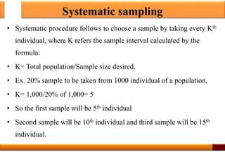 Sample and sampling | PPTX