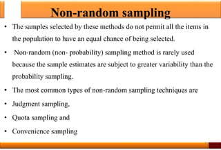 Sample and sampling | PPTX