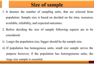 Sample and sampling | PPTX