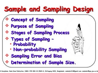 Sample and sampling designs | PPT
