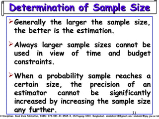 Sample and sampling designs | PPT