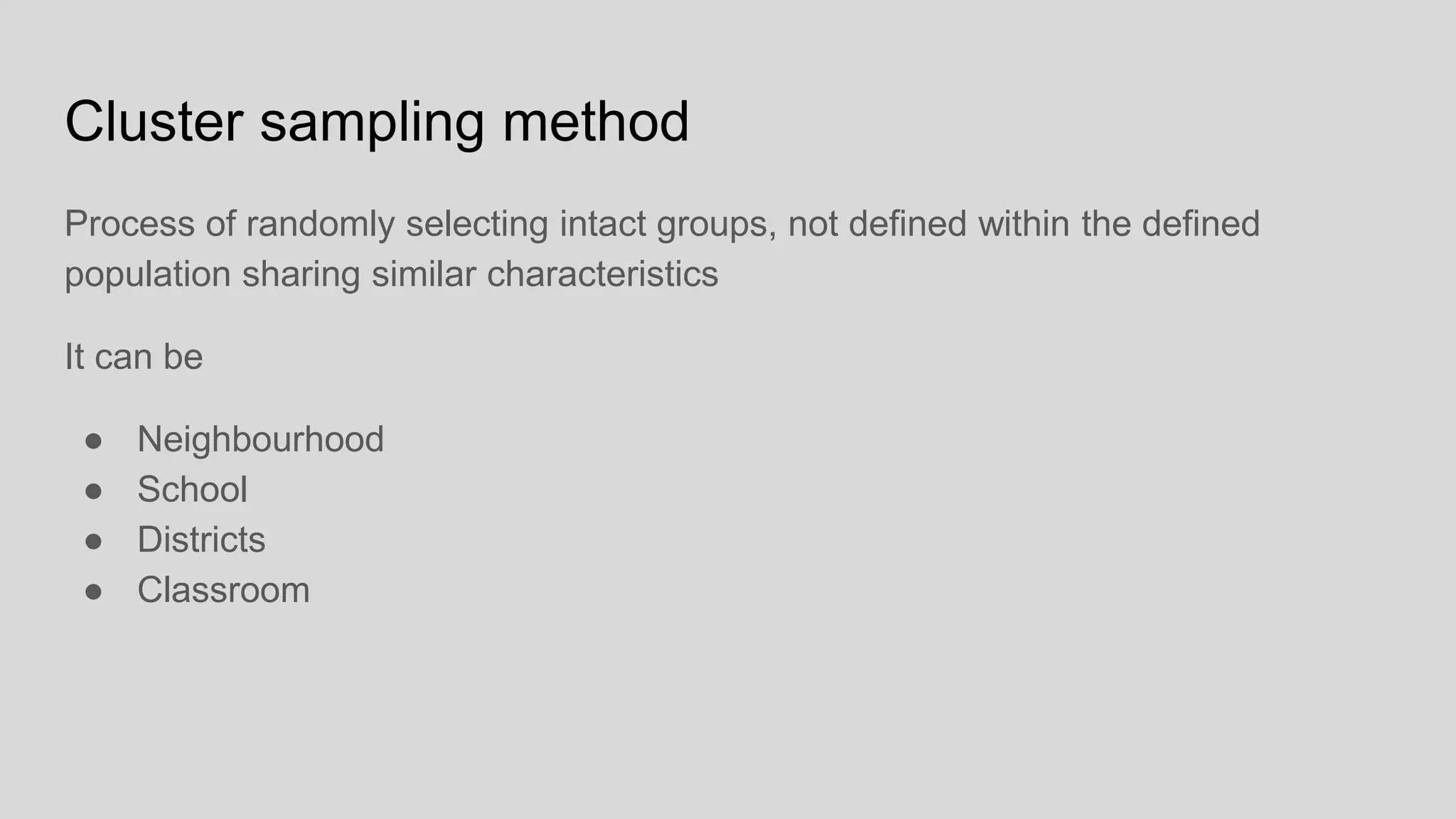 Sample and sampling methods | PPT