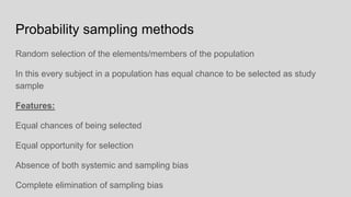 Sample and sampling methods | PPT