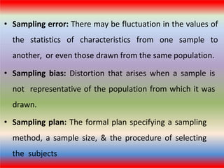 Sample and sampling techanique | PPTX